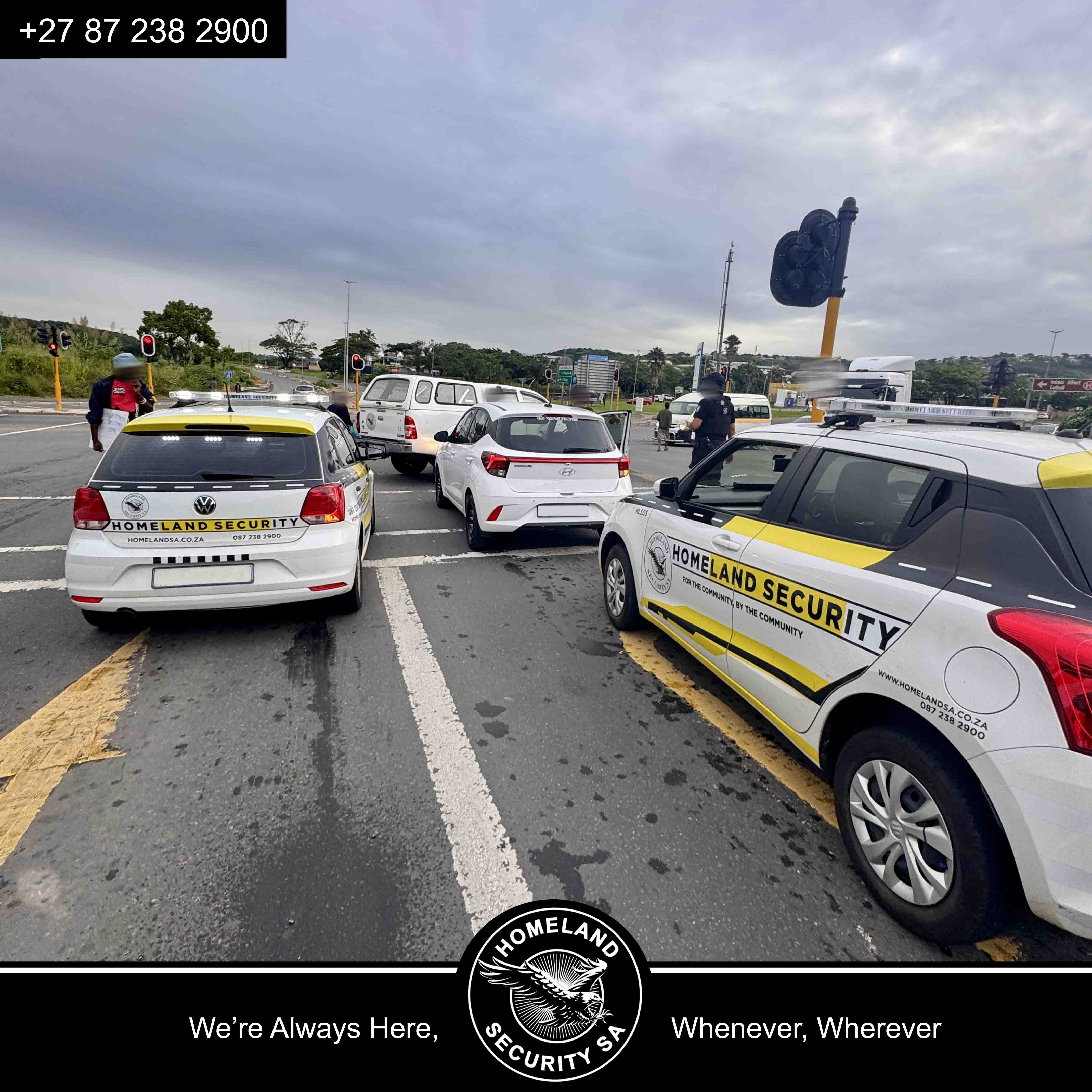 Successful arrest and retrieval of stolen items. - Homeland Security SA